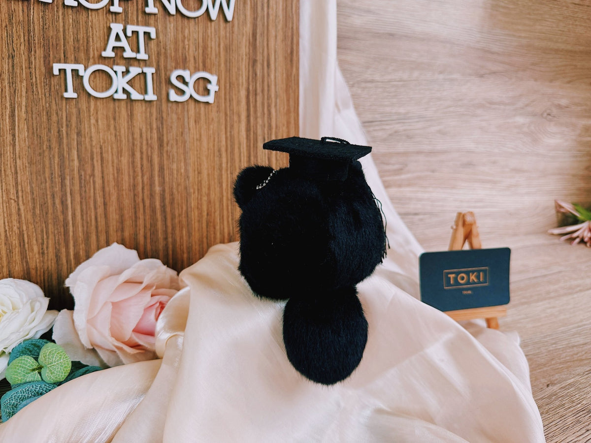 ( Cat with Tail - Black (13CM)) - Singapore Graduation Flower Bouquet ...
