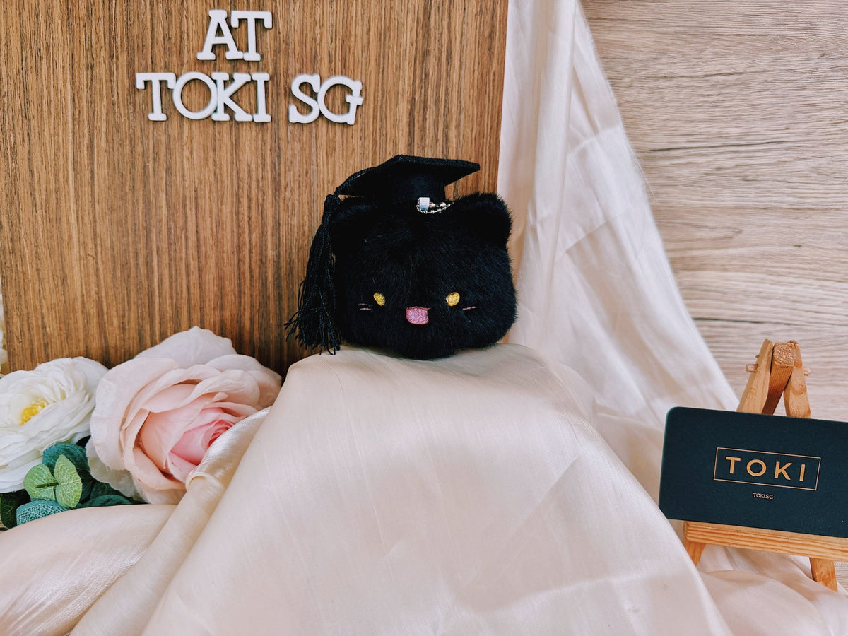 ( Cat with Tail - Black (13CM)) - Singapore Graduation Flower Bouquet ...