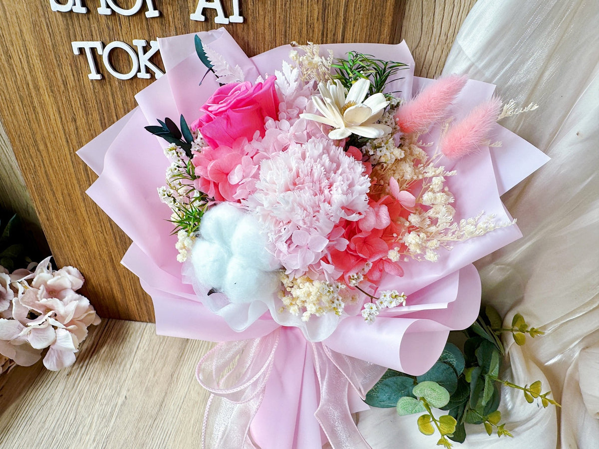 Singapore Online Florist, TOKI.SG - "One of Everything" - Pink, Flowers