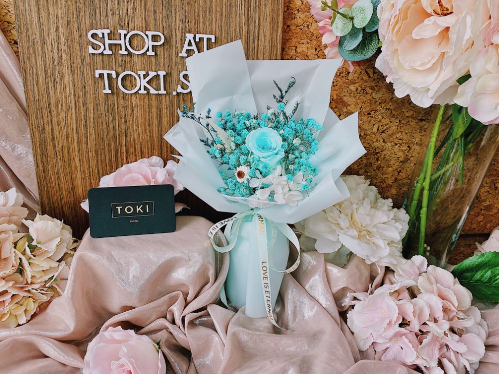 Flower Delivery Singapore, Preserved Rose Bouquet Specialist – TOKI