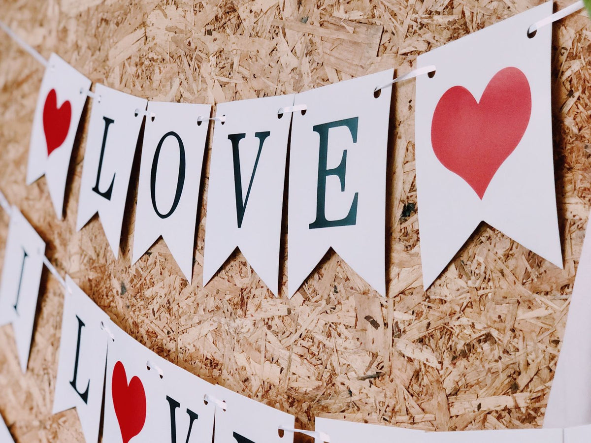 Proposal Decoration Banner - Paper Flag Banner – TOKI